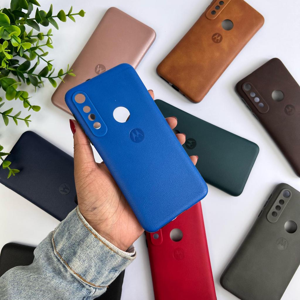 Capa Textura De Couro Para Motorola G8 Play / Forrada por dentro / CF50 ...