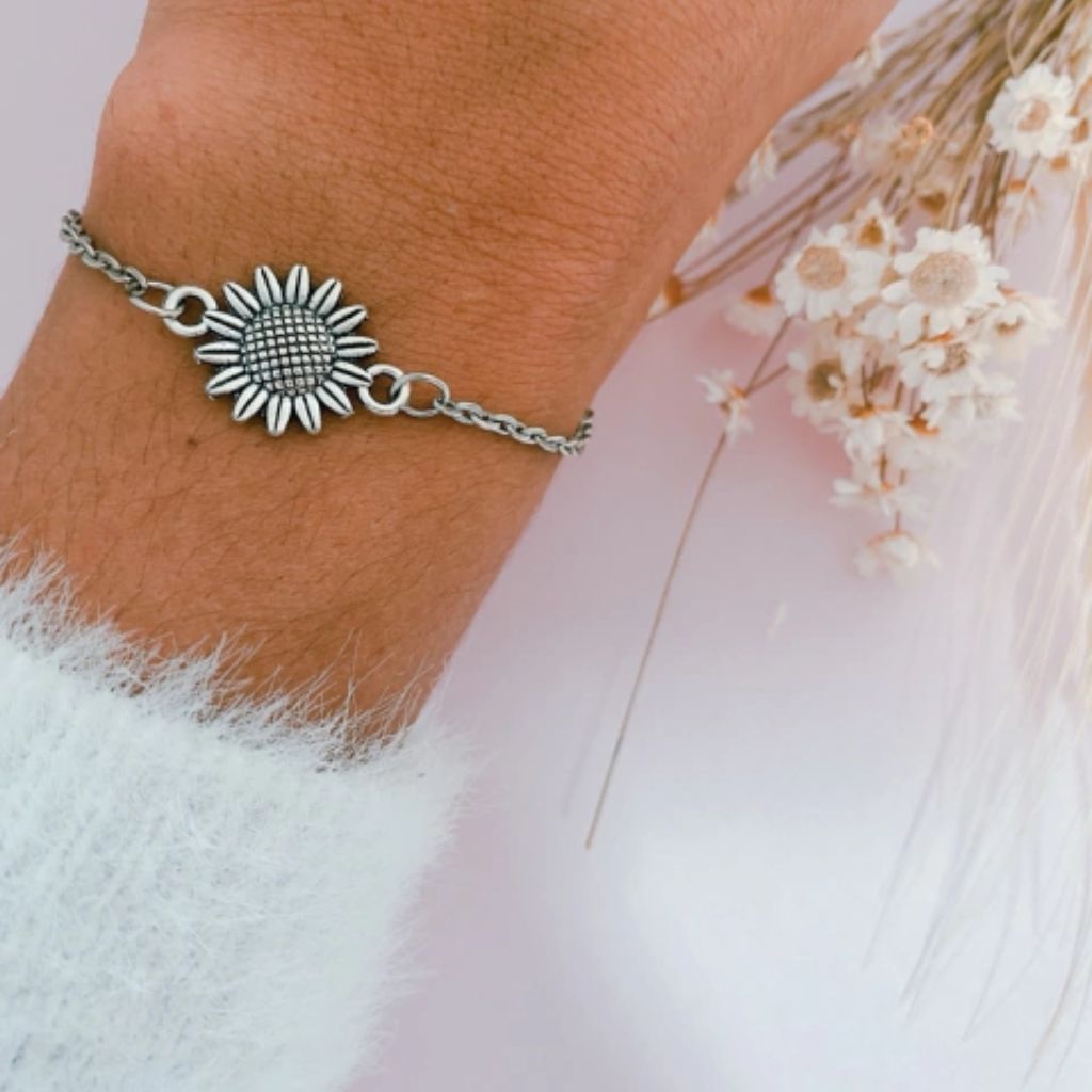 Pulseira Feminina Girassol | Shopee Brasil