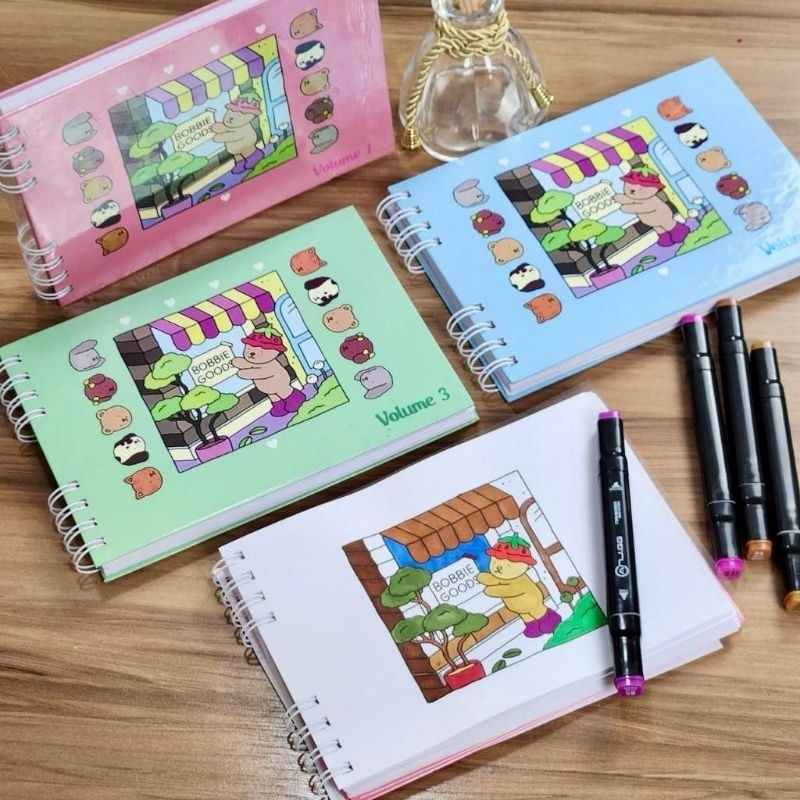 Livro de colorir Babbie Goods capa dura 50 folhas. | Shopee Brasil