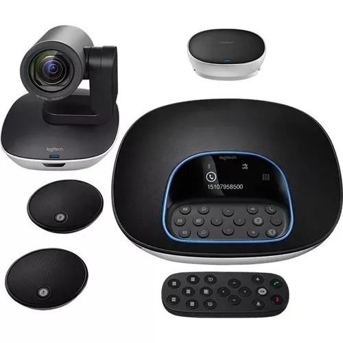 Logitech Conference Cam Group + Expansion Microphone. | Shopee Brasil