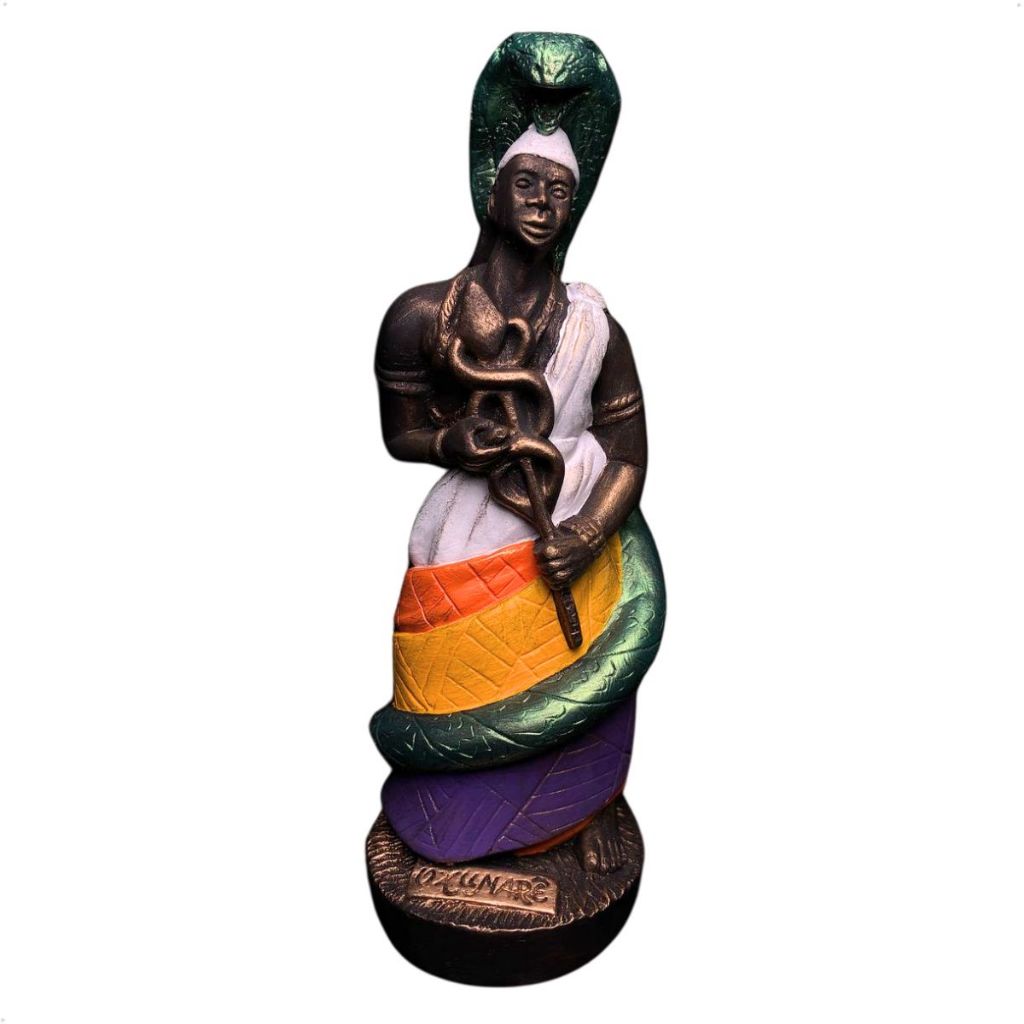 Oxumaré 26 cm - Gesso - Umbanda Candomblé | Shopee Brasil