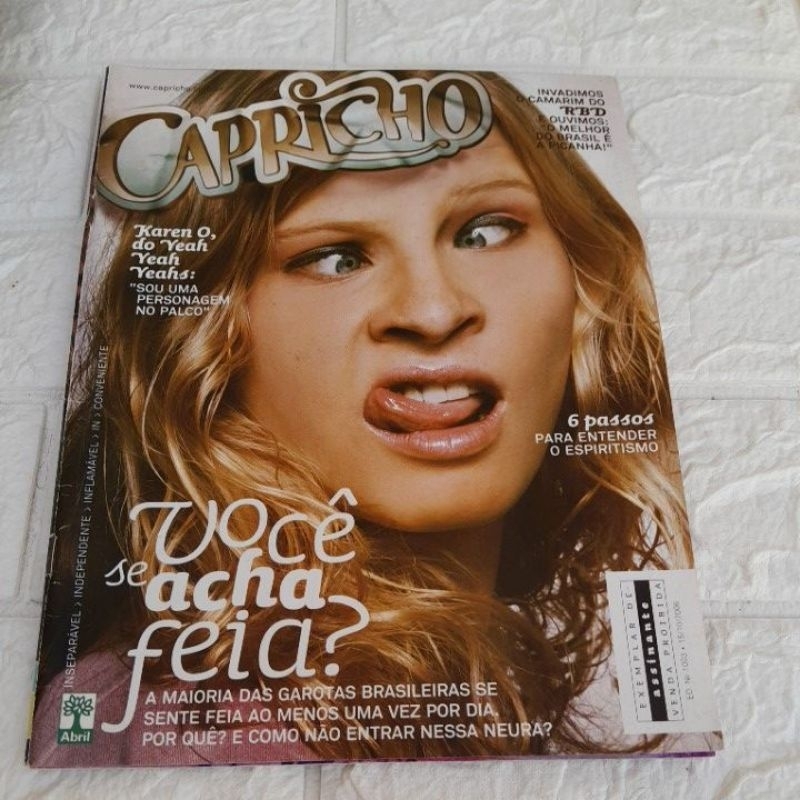 revista capricho, ed 1003 c modelo Viviana volkart | Shopee Brasil
