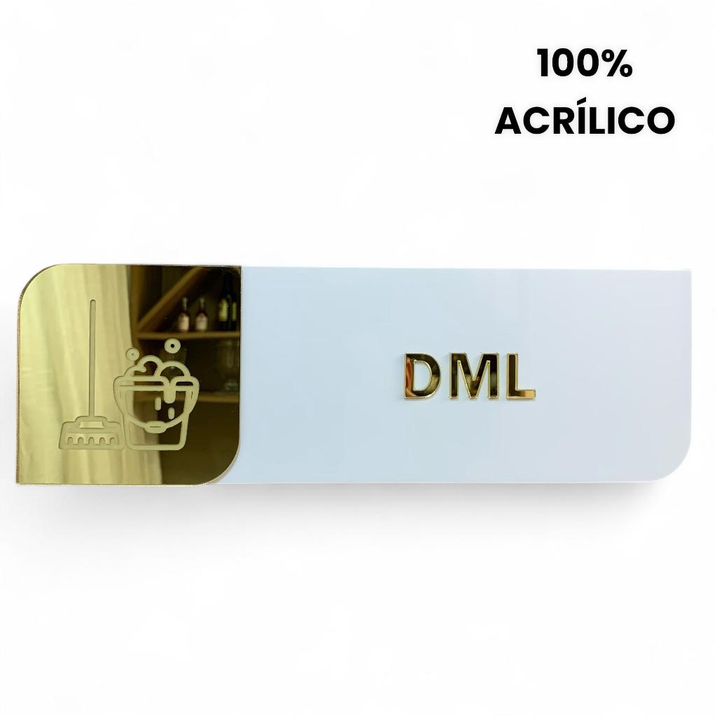 Placa para Portas e Identificação e Sinalização para DML Em Acrilico ...