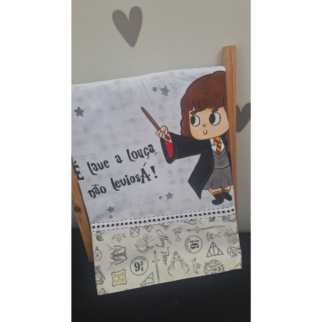 Pano de Copa Luxo - Coleção Harry Potter / Hermione Granger - Lave a ...