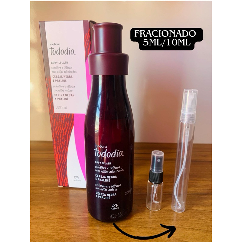 Body Splash Cereja Negra e Praliné 5ml | Shopee Brasil