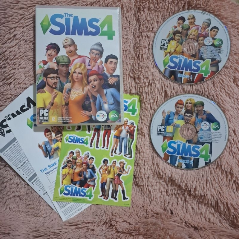 Dvd Duplo Jogo PC The Sims 4 - Completo com Adesivos e Manuais (2014 ...