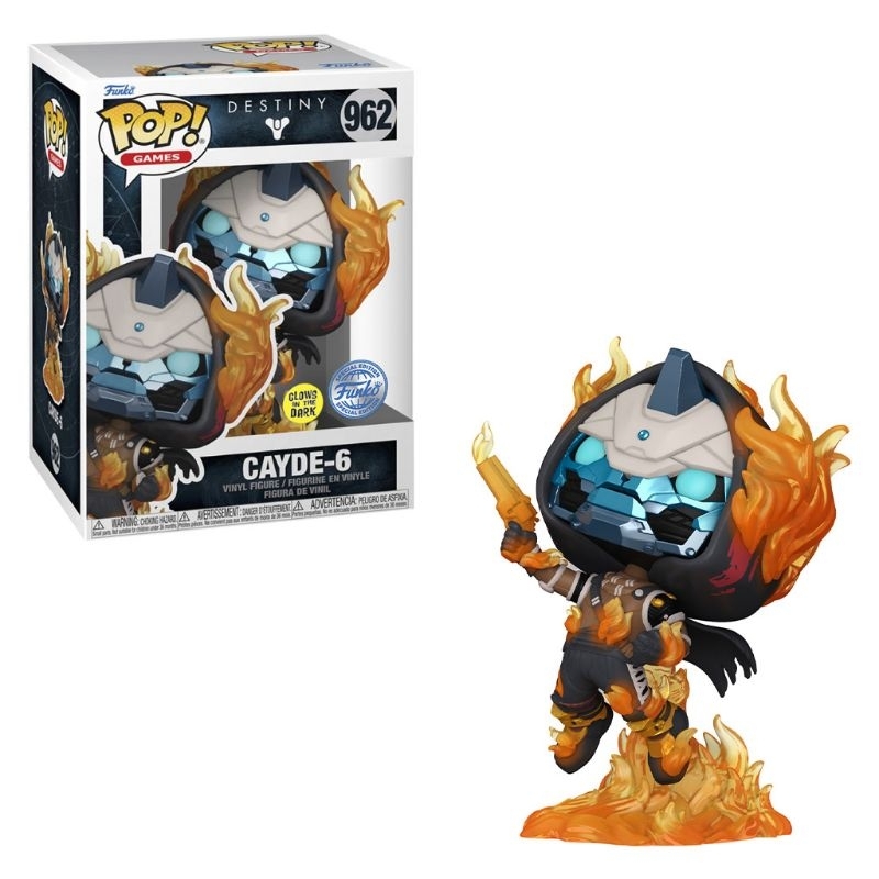 FUNKO POP GAMES DESTINY EXCLUSIVE - CAYDE-6 (GLOWS IN THE DARK) 962 ...