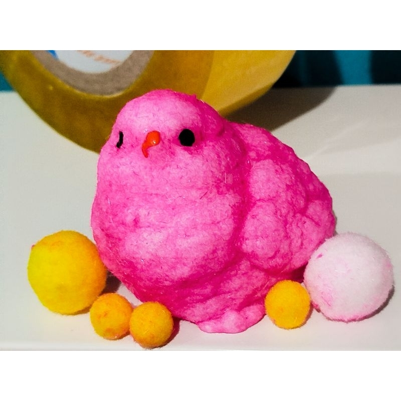 Pintinho Taba Squishy Rosa Mole Brinquedo Fidget Toy Frango Antistres ...