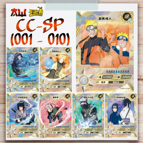 Cartas Naruto Kayou | CC-SP (001~010) CARTAS AVULSAS | Shopee Brasil