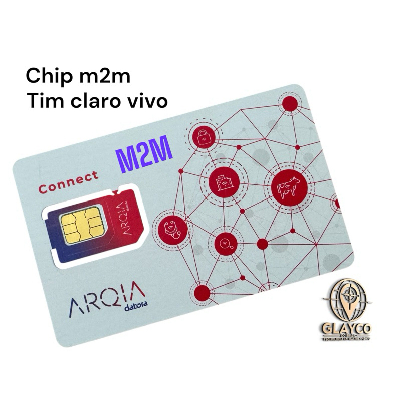 chip m2m para rastreador com App e multi operadora TIM CLARO VIVO | Shopee Brasil