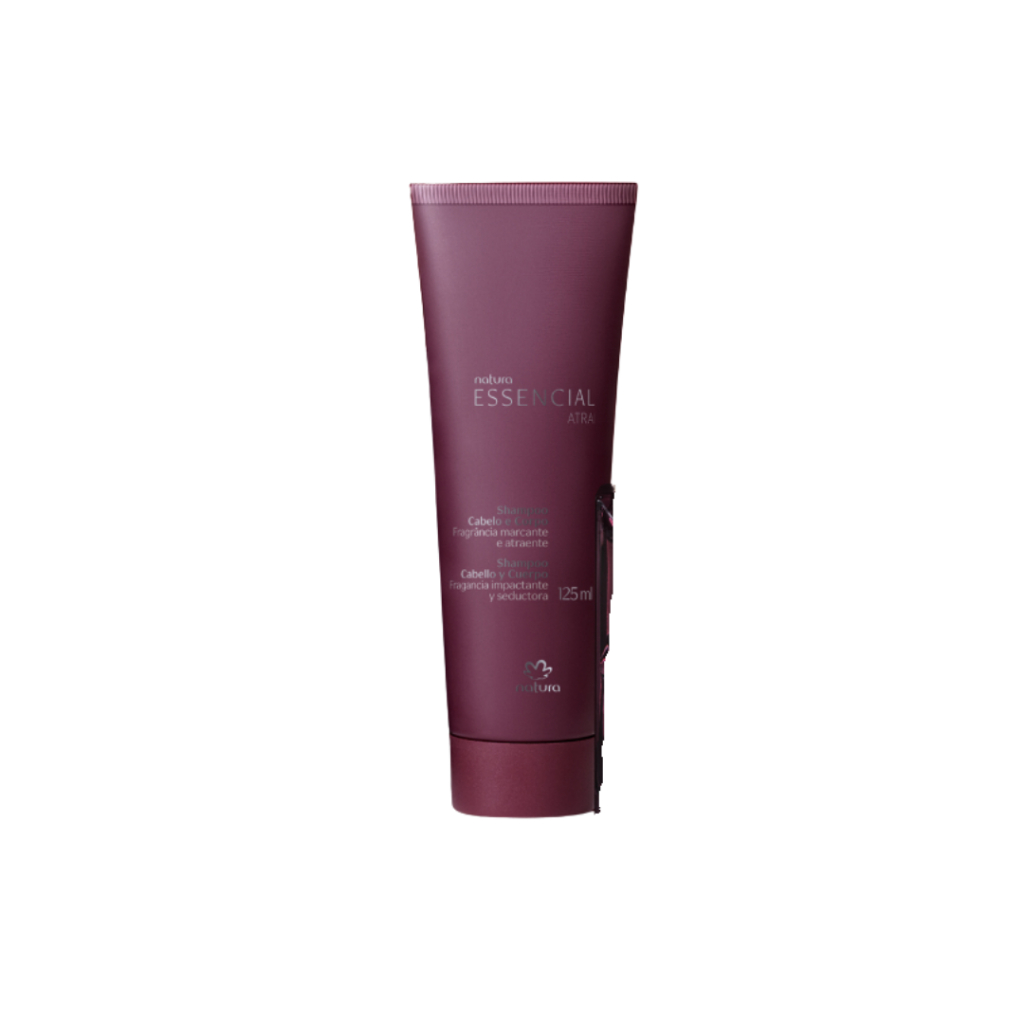 Shampoo Cabelo e Corpo Essencial Atrai Masculino Natura 125ml | Shopee ...
