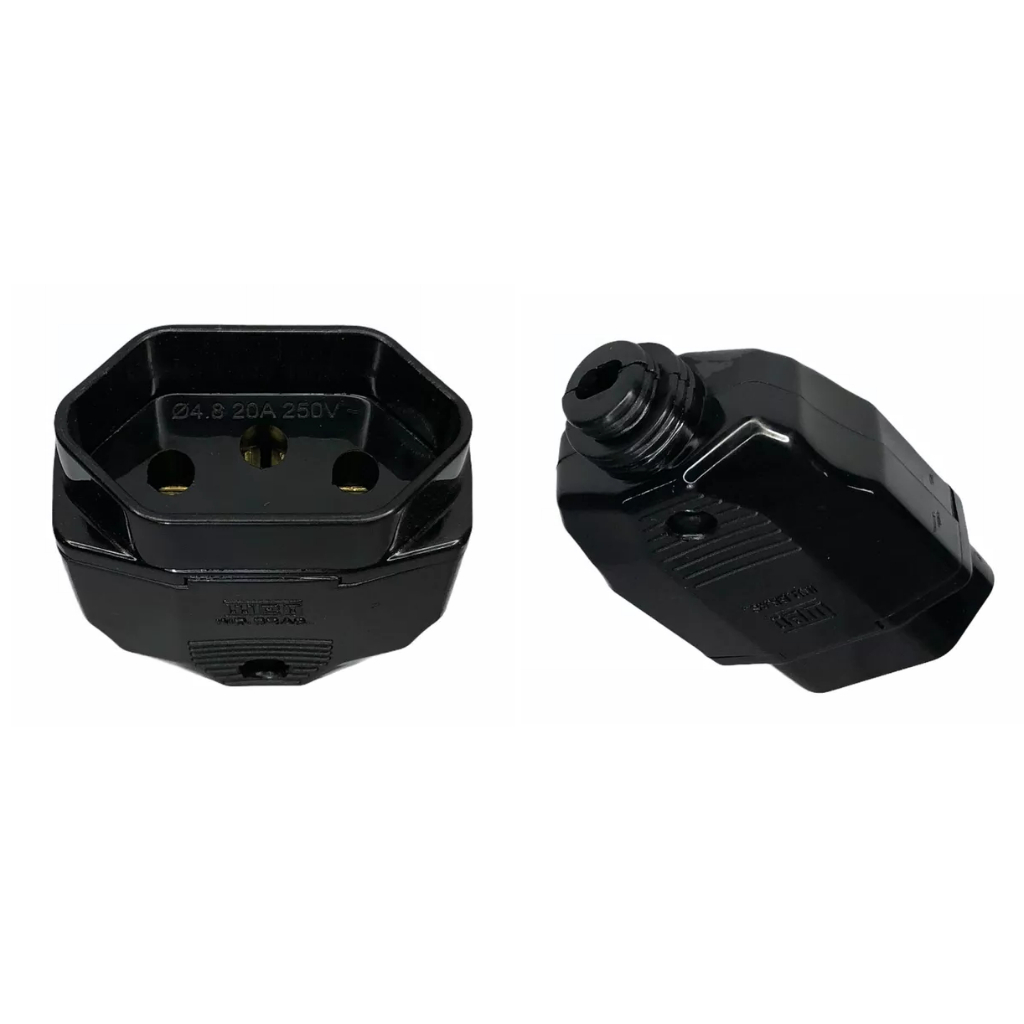 Plugue Tomada FÊMEA 2P + T 20A WEG | Shopee Brasil