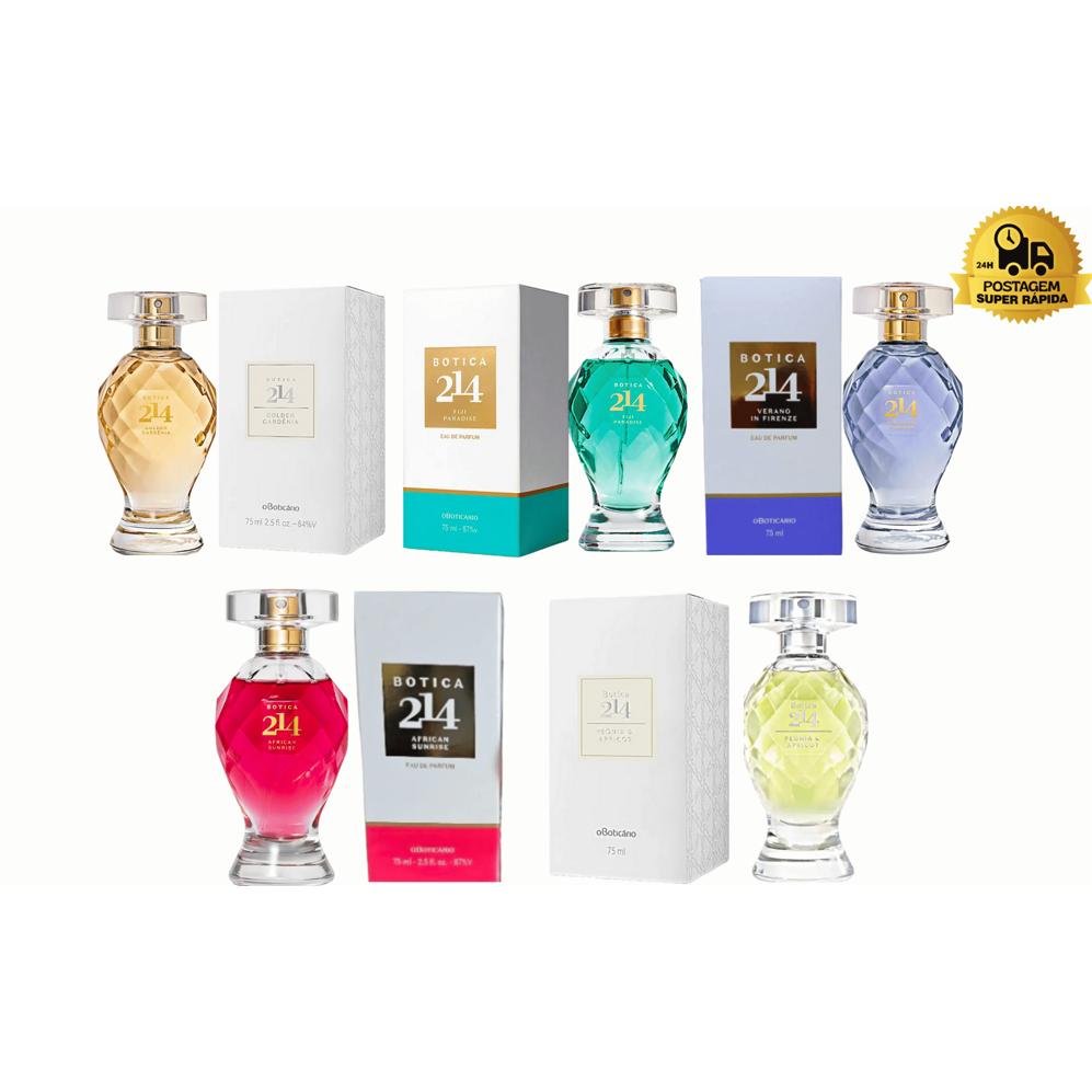 Botica 214 Eau De Parfum 75ml Boticário | Shopee Brasil