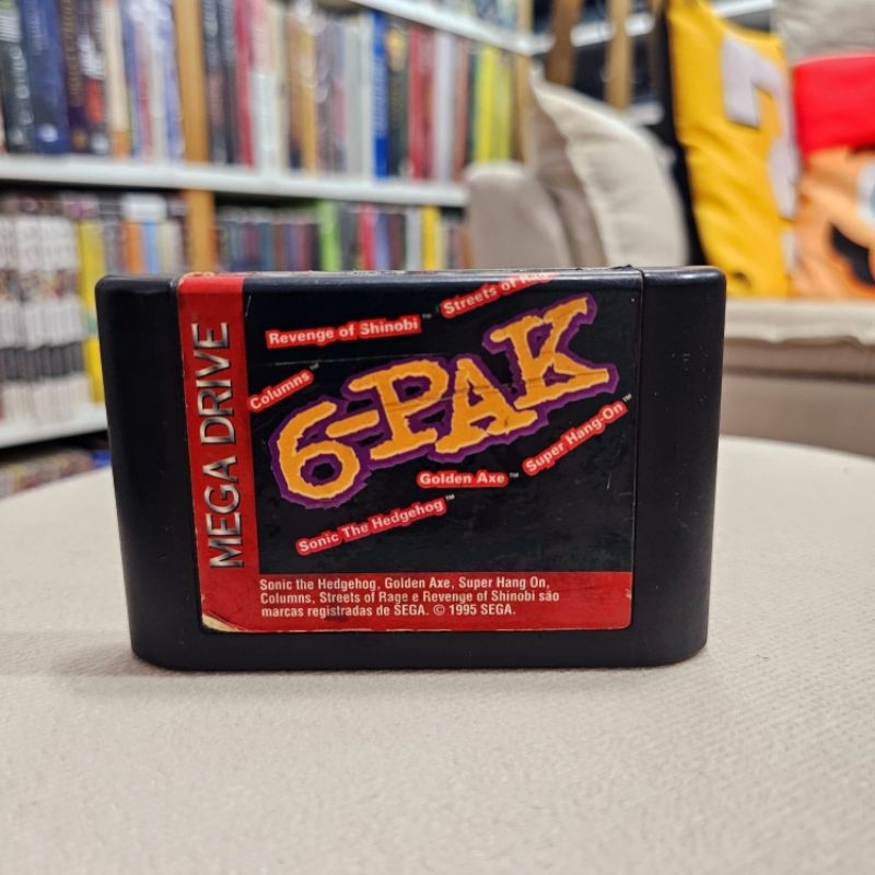 6-Pak Mega Drive - Original | Shopee Brasil