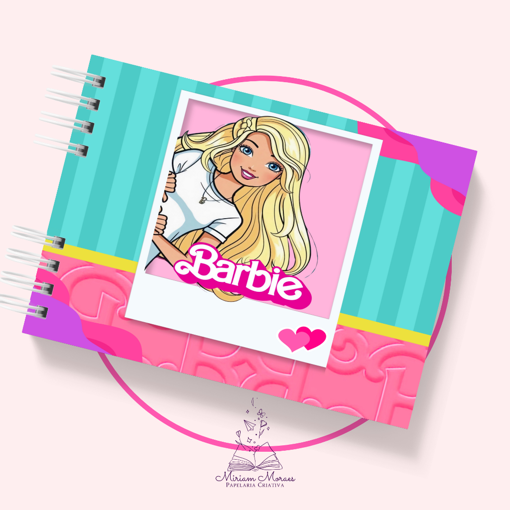 Livro de Colorir - BARBIE - 50 folhas 180g Capa Dura A5 Bobbie Goods ...