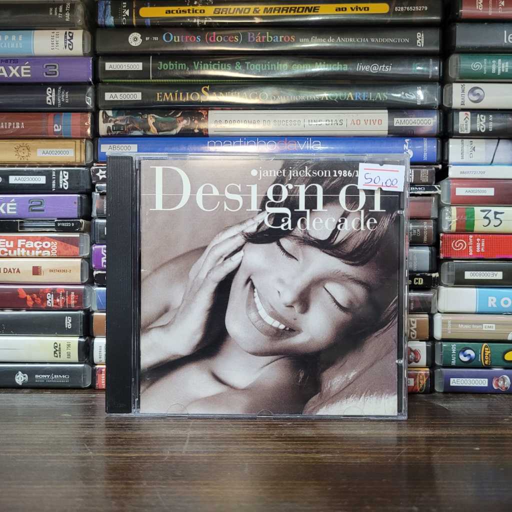 CD JANET JACKSON - DESIGN OF A DECADE | Shopee Brasil