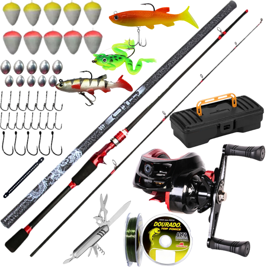 Carretilha de Pesca Anticabeleira Vara de Fibra de Carbono Vara Telescopica de Mão 4,50 metros ...