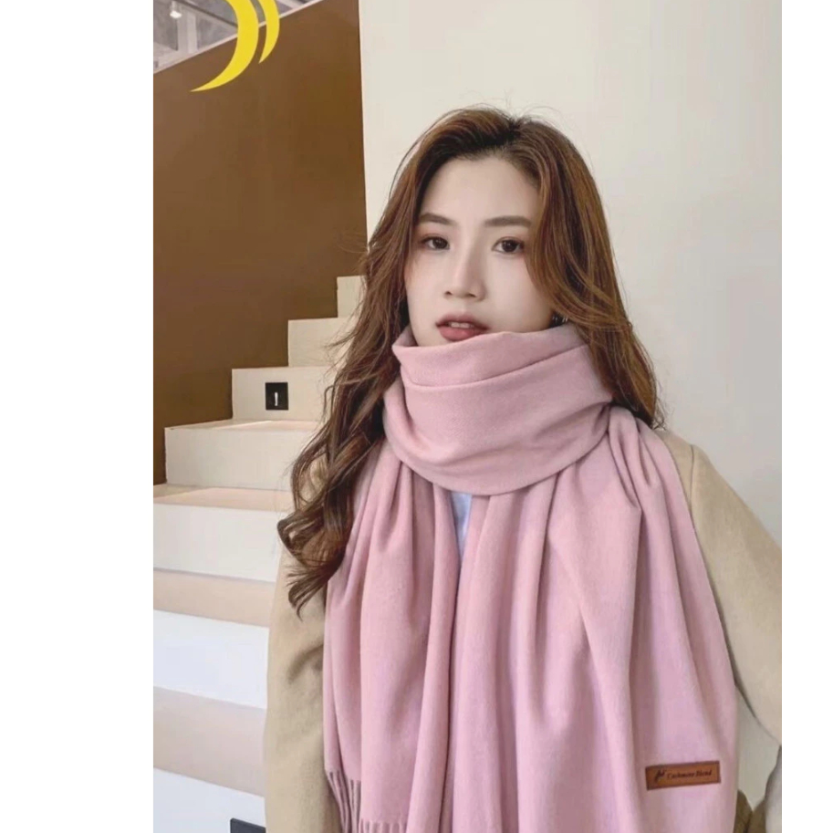 NOVA 2024 Anti-pilling cachecol feminino cachecol grosso de inverno com ...