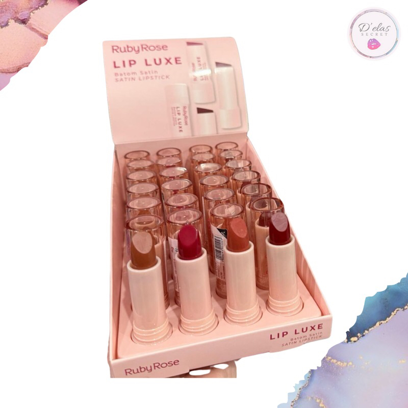 Batom Cremoso Lip Luxe Ruby Rose | Shopee Brasil