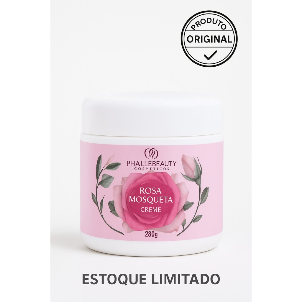 Esfoliante Corporal Argila Branca Rosa Mosqueta Phallebeauty 280g | Shopee Brasil