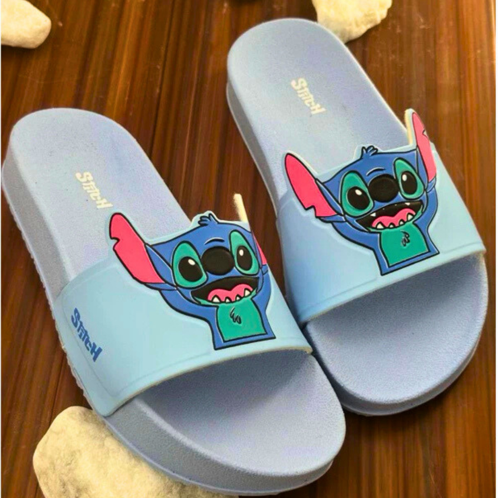 chinelo stitch slide infantil e adulto resistente macio confortável ...