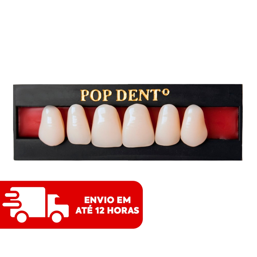 Pivo Superior Provisório Super Resistente e Bonito Dente Acrílico A25 ...