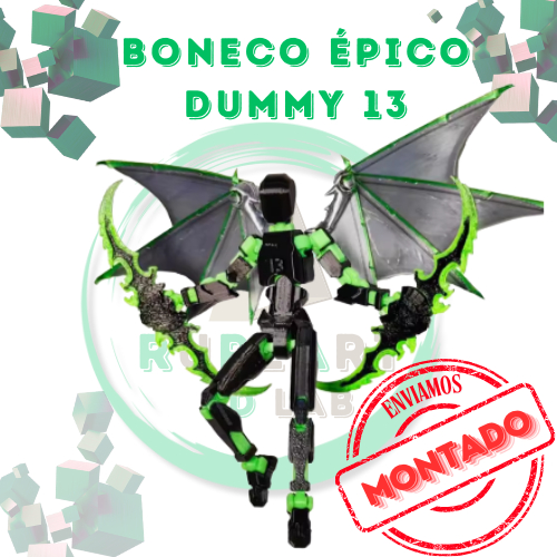 Dummy 13 Titan Épico | Boneco Articulado Action Figure Brinquedo ...