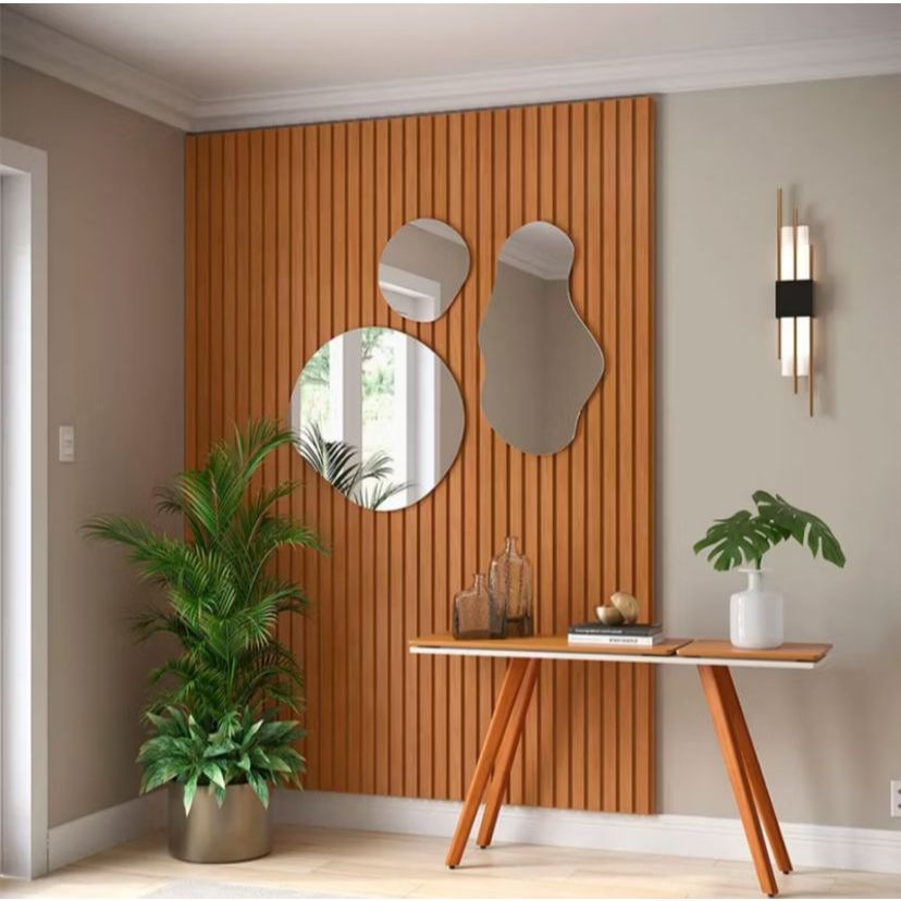 PAINEL RIPADO 270 ALTURA X 300 LARGURA em MDF Revestimento Autocolante ...
