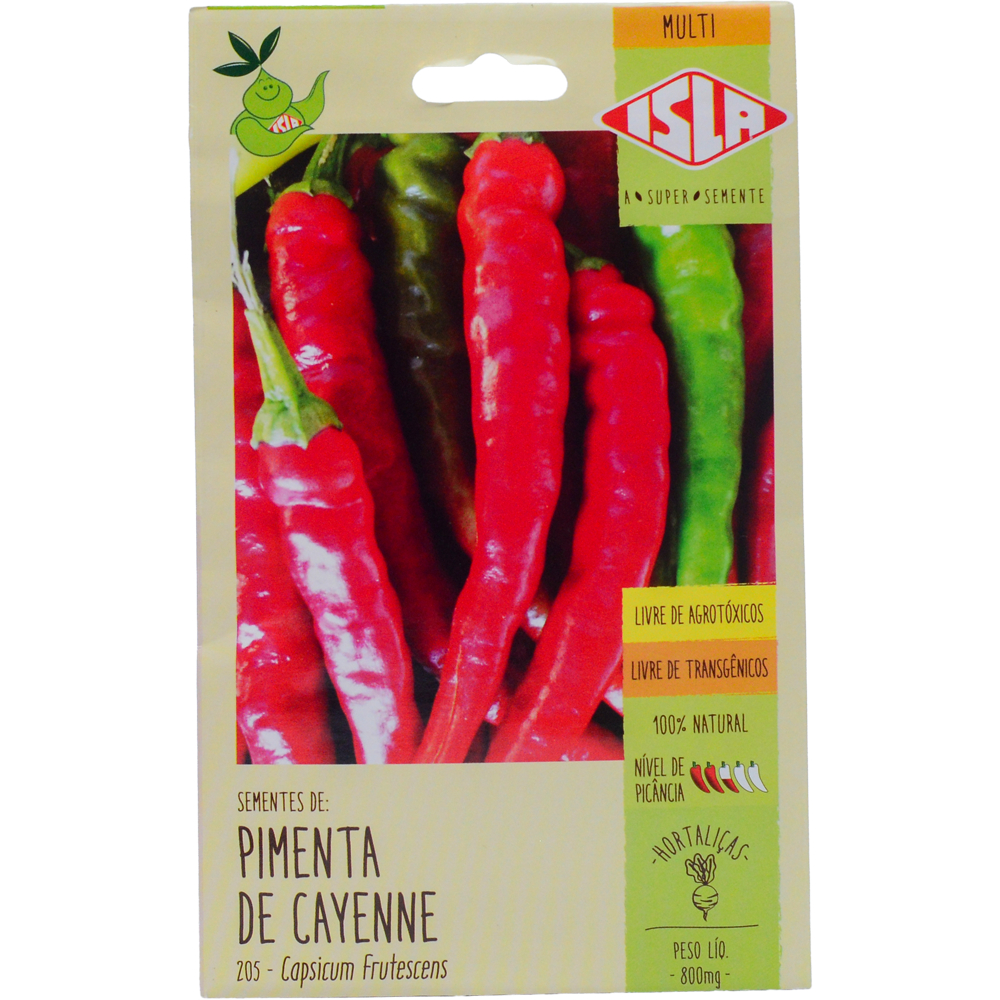 Sementes De Pimenta de Cayenne Para Plantio ISLA -linha MULTI | Shopee ...