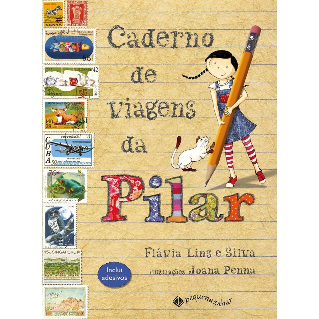 Caderno de Viagens da Pilar - Flávia Lins e Silva | Shopee Brasil