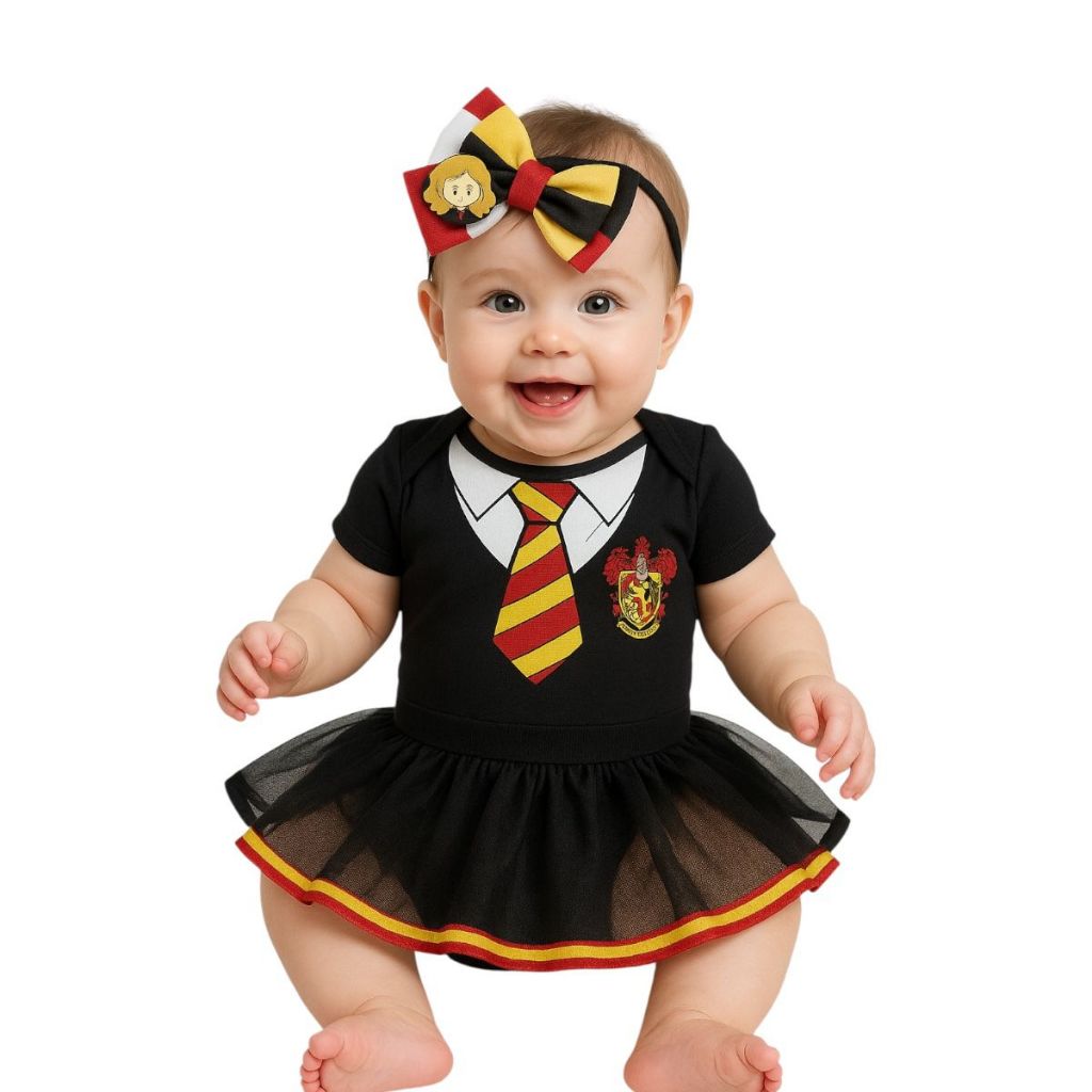 Body Bebe - Harry Potter + Tutu + Laço - Temático - Mesversário ...