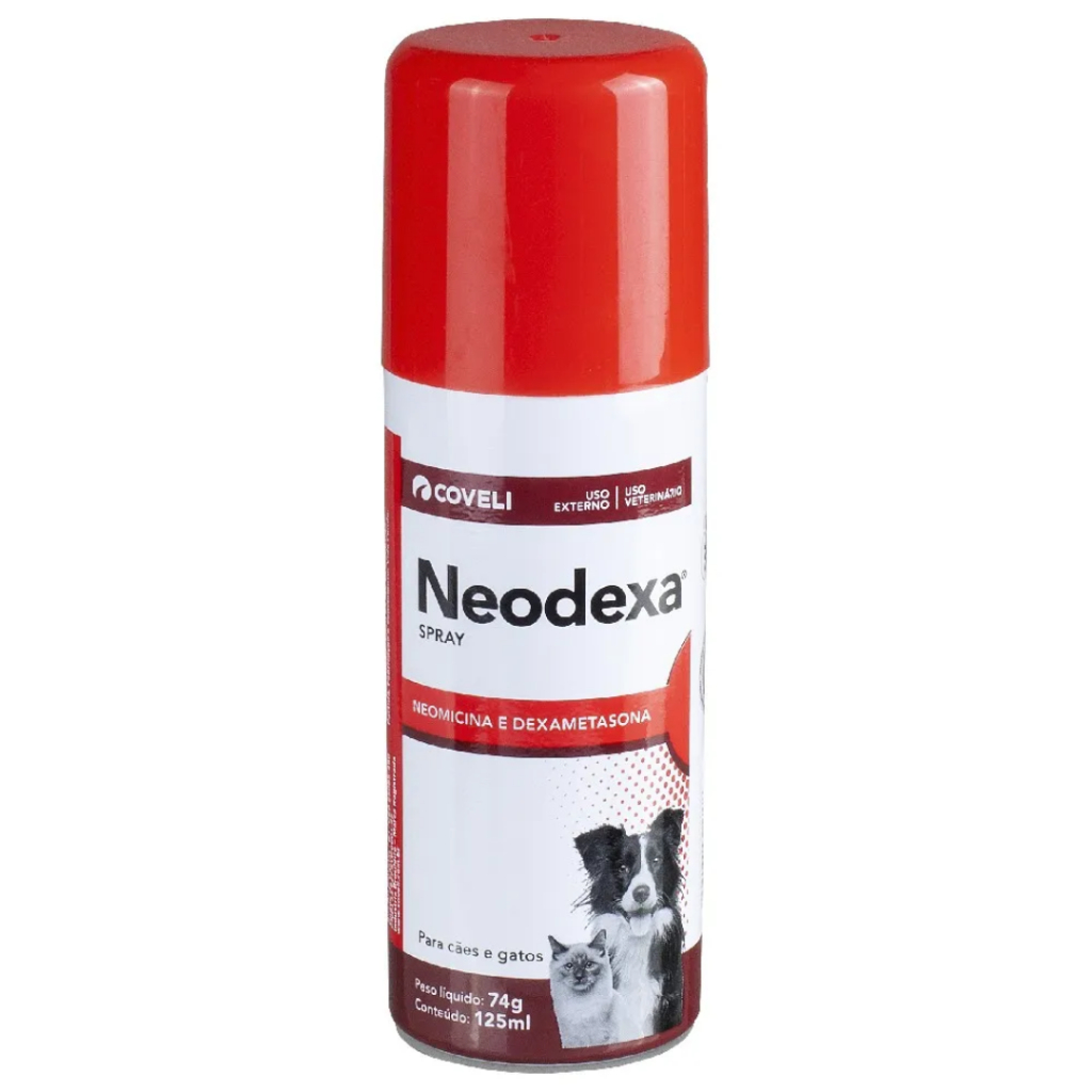 Neodexa Spray para Pets 125ml 🐶🐱 | Antisséptico, Cicatrizante e Anti ...