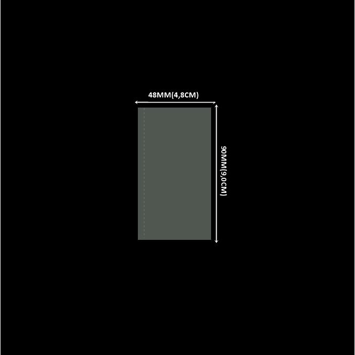 Kit 100 Lacres Abertos em PVC Termoencolhível 48mm X 90mm Cristal ...