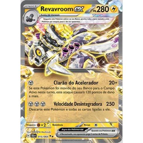 Carta Pokémon TCG Revavroom ex (015/064) Amigos de Jornada NM | Shopee Brasil