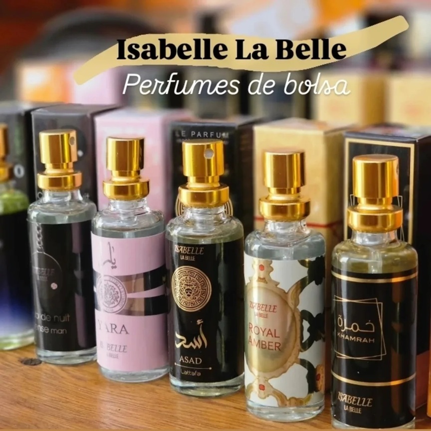 Escolha o Seu: Kit (02 Perfumes 15ml) Isabelle la Belle feminino arabe ...