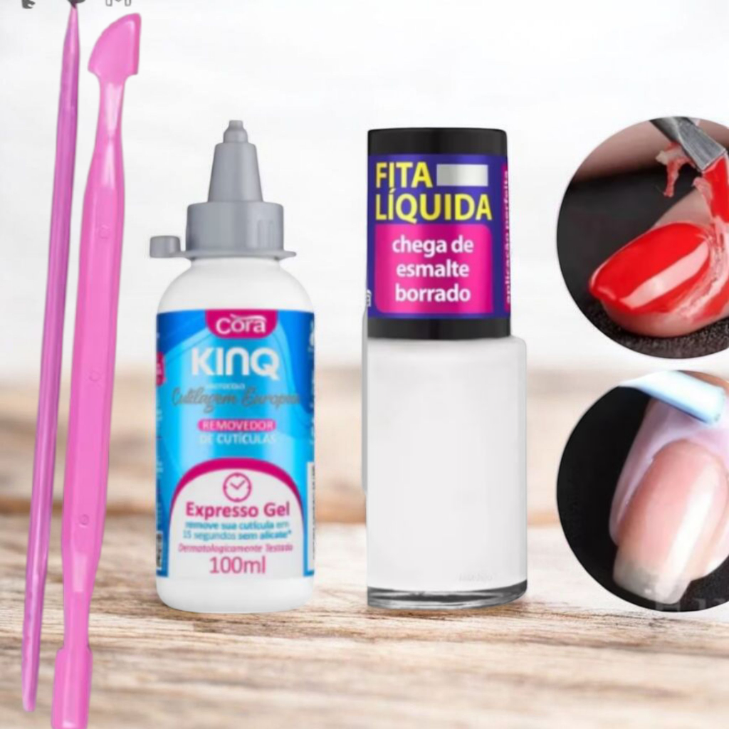 Remova a Cuticula sem Alicate, Adeus Borradinho: Kinq Removedor De ...