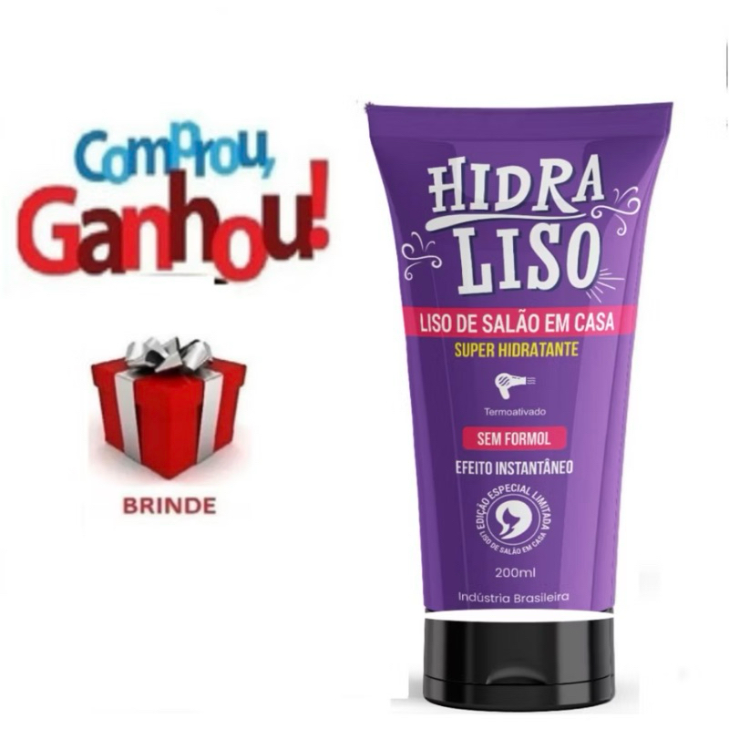 Hidra liso Alisante De Chuveiro Sem Formol | Shopee Brasil
