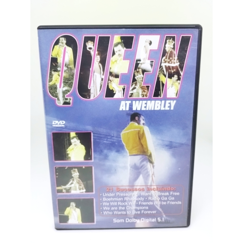 DVD Queen at Wembley Live 1986 (Original) | Shopee Brasil