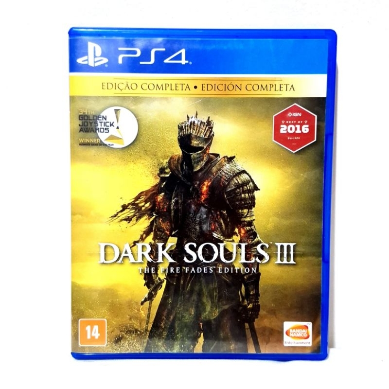 DARK SOULS 3 FIRE FADES EDITION (FÍSICA) | Shopee Brasil