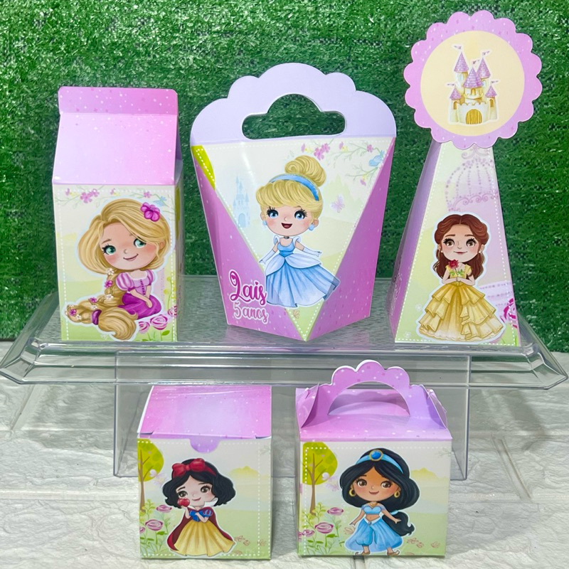 Kit Festa Personalizada PRINCESAS AQUARELA BABY CUTE - Caixinhas ...