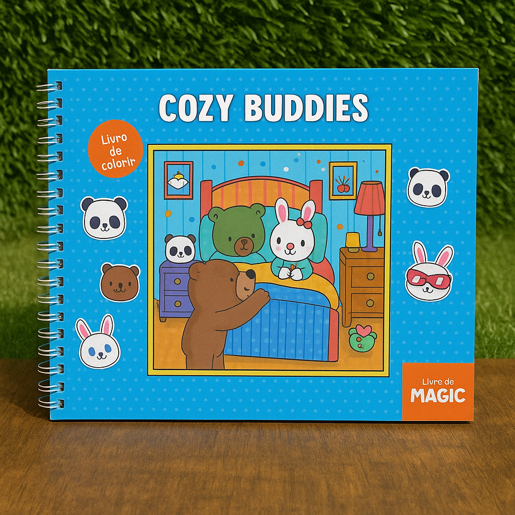 COZY BUDDIES – Livrão de Colorir Capa Dura Tamanho A3 | 1ª Edição 2025 ...