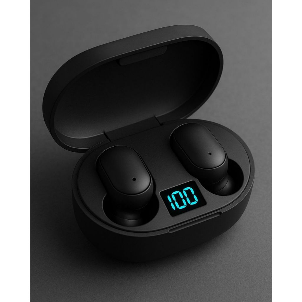 Fone De Ouvido Original Bluetooth Com Tela LED Digital Resistente ...