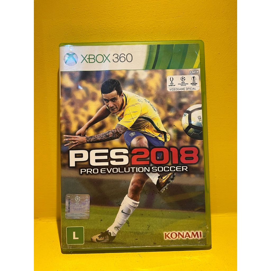 Pro Evolution Soccer 2018 - Pes 18 Xbox 360 Físico Original | Shopee Brasil