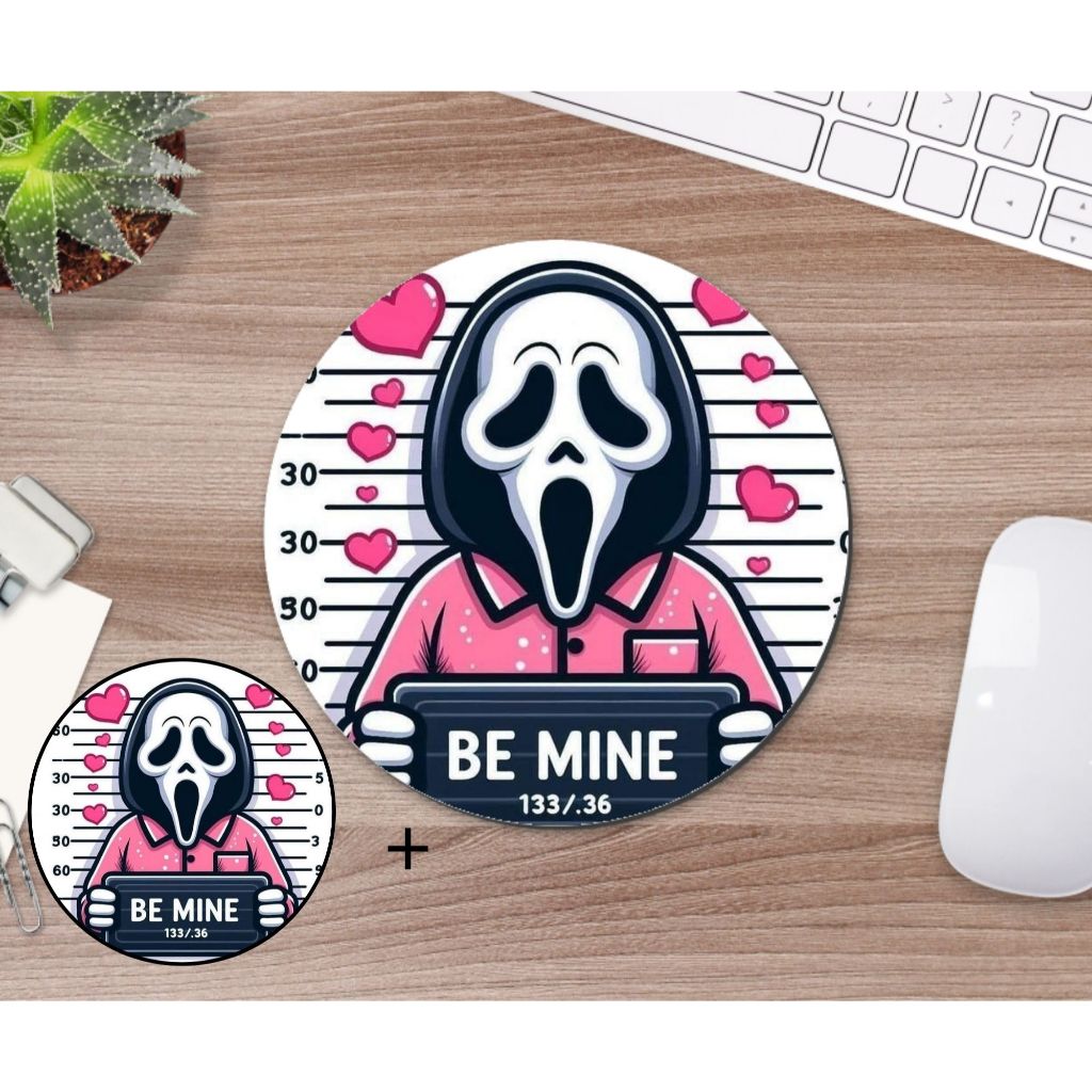 Mouse Pad e Porta Copo Pânico Scream Movie Geek | Shopee Brasil