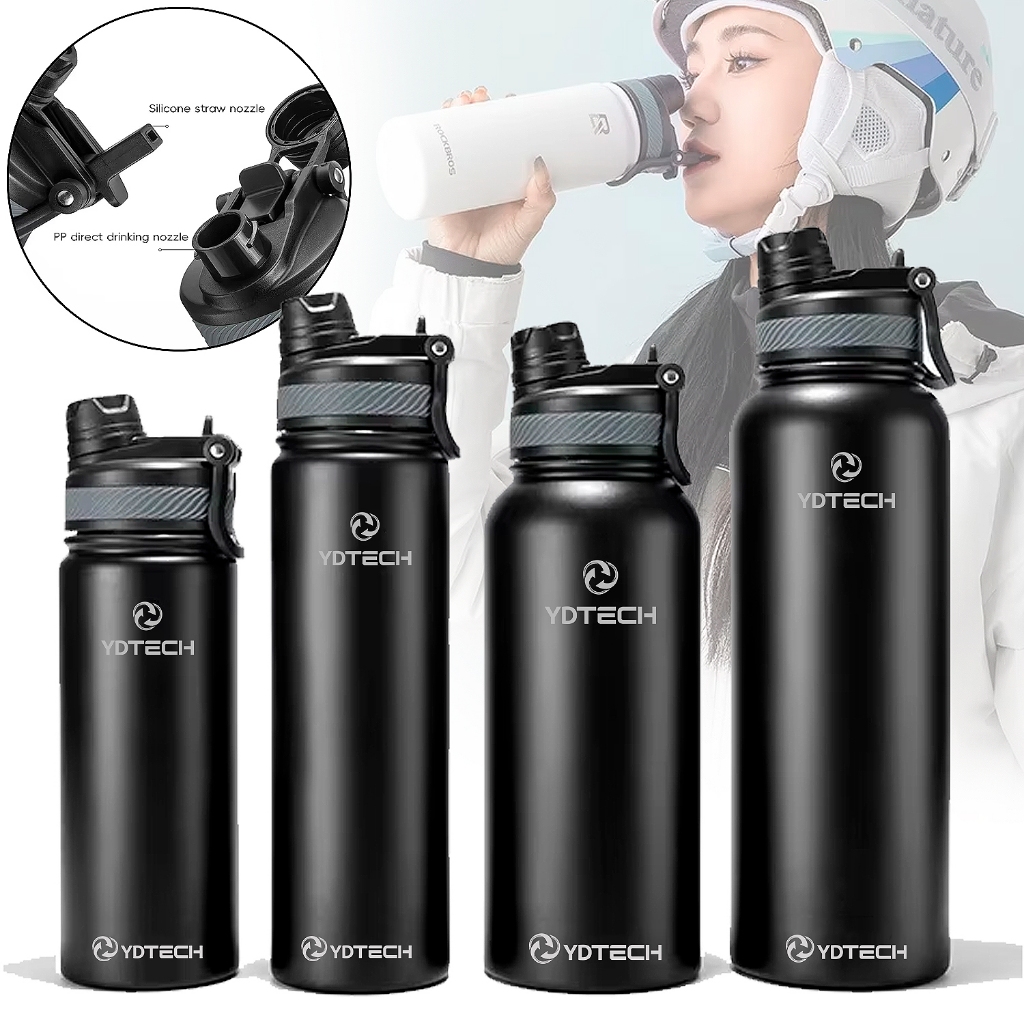 SUPER Garrafa Térmica de 800ml - 1000ml Inox Tampa Café Água Quente Gelado - Mantém Até 12 horas ...