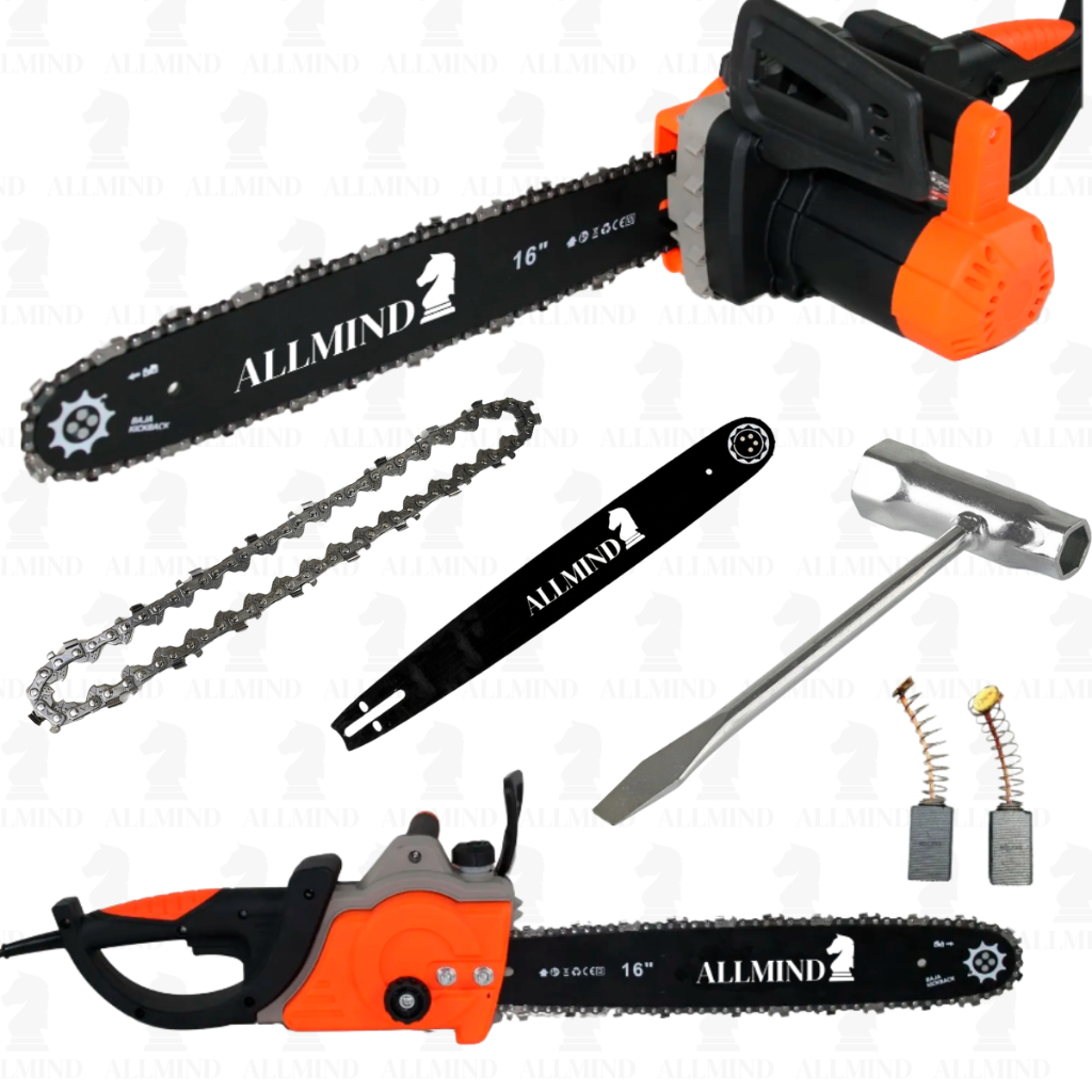 Eletrosserra Motosserra Eletrica Profissional Moto serra 2000W Com Sabre de 16 Polegadas ...