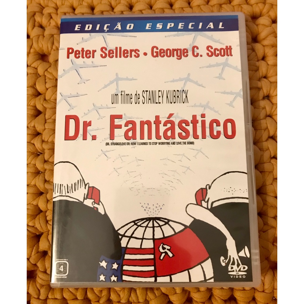Dvd Dr. Fantástico - Stanley Kubrick - Peter Sellers - Original ...