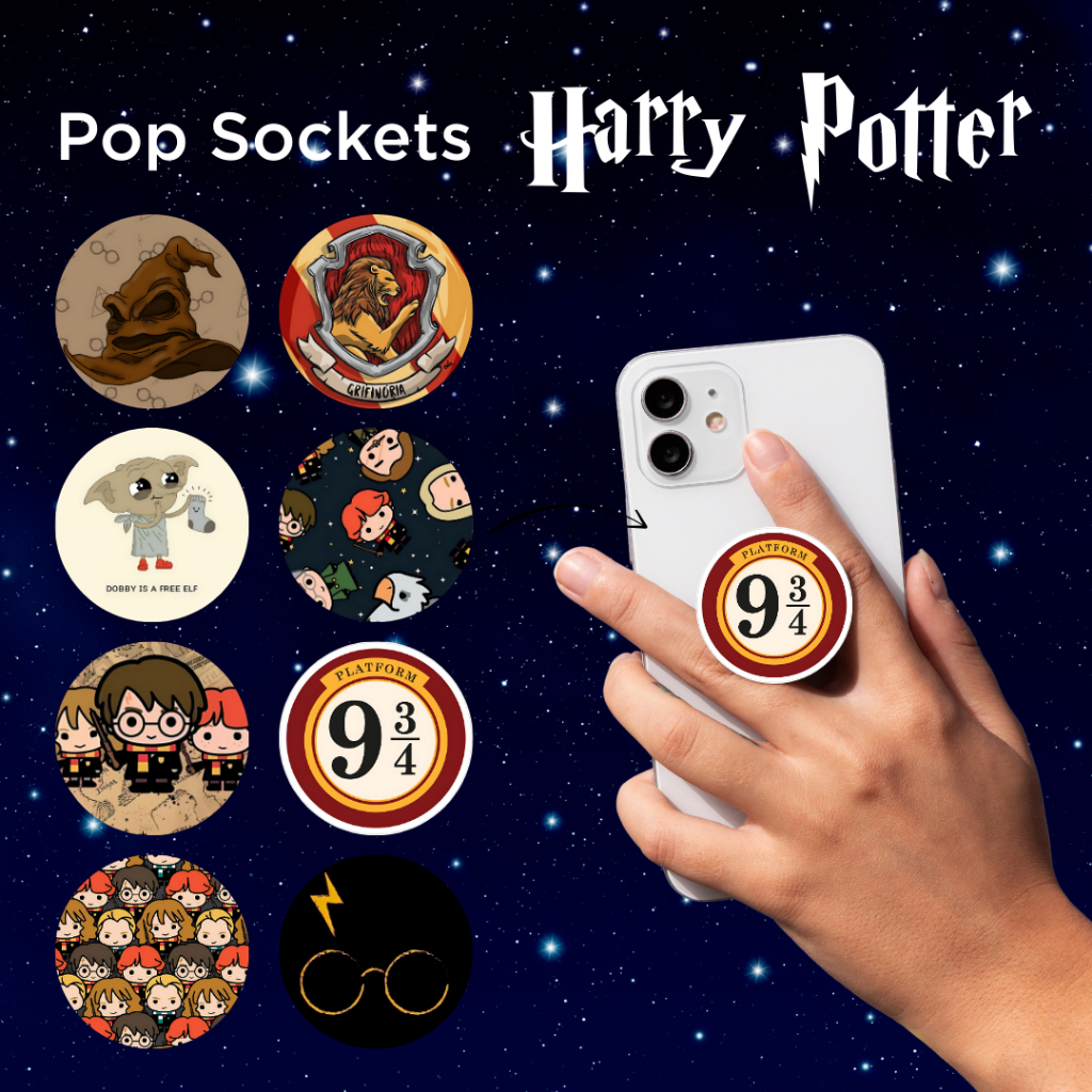 Pop Socket Personalizado Harry Potter/ Hogwarts | Shopee Brasil