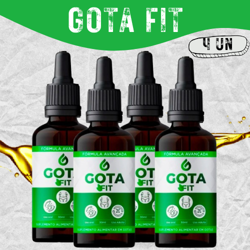 GOTA FIT ORIGINAL 4 FRASCOS | Shopee Brasil