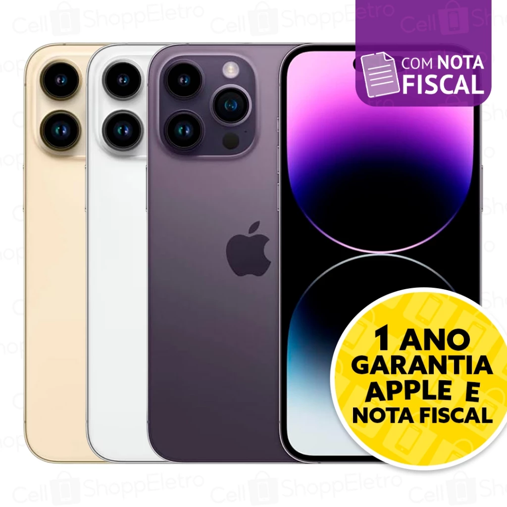 [Shopee] iPhone 14 Pro Max 128gb 5g Dual E-sim CPO (1 ano de garantia ...